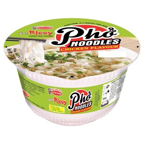 Oh Ricey Instant Rice Noodles Chicken Flavour - Morrisons Online ...