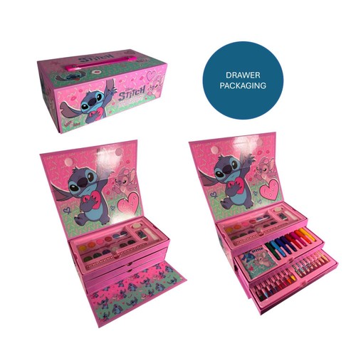 Morrisons Stitch 52pcs Colouring Case - Morrisons Online Groceries & Offers