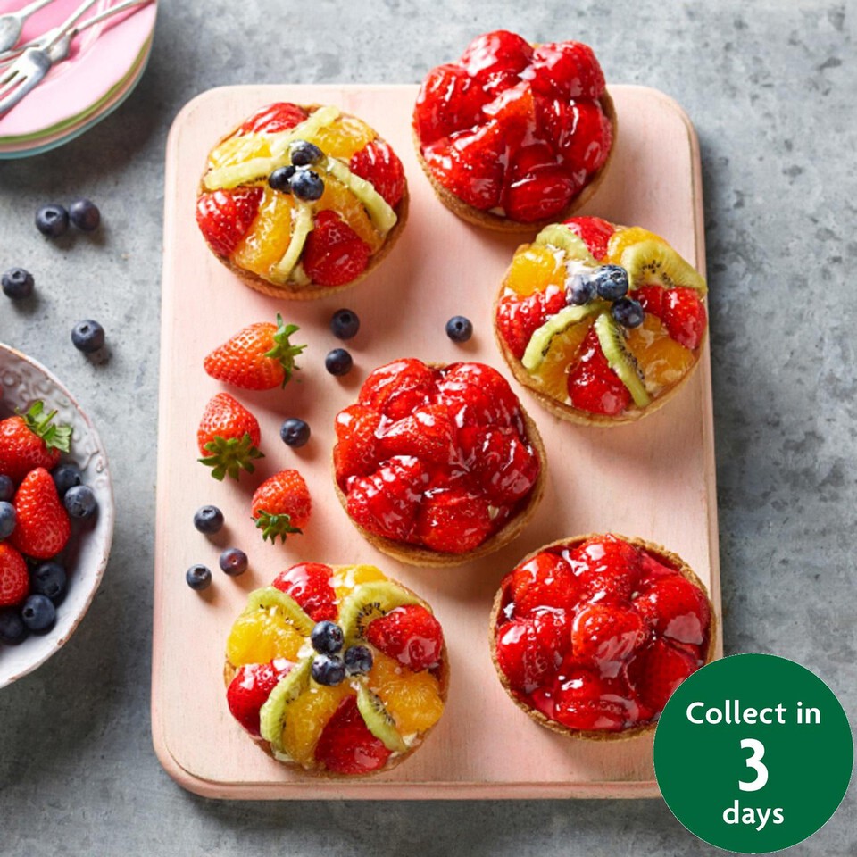 FTO Fruit Tart Platter (6 Pack) - Morrisons Online Groceries & Offers