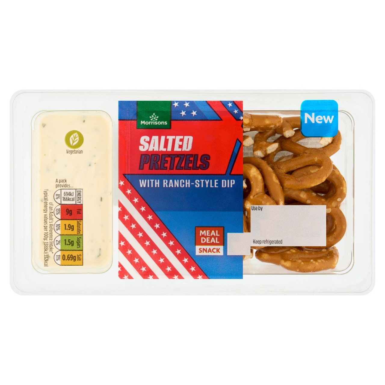 Morrisons Pretzels & Ranch Dip 50g - Morrisons Online Groceries & Offers