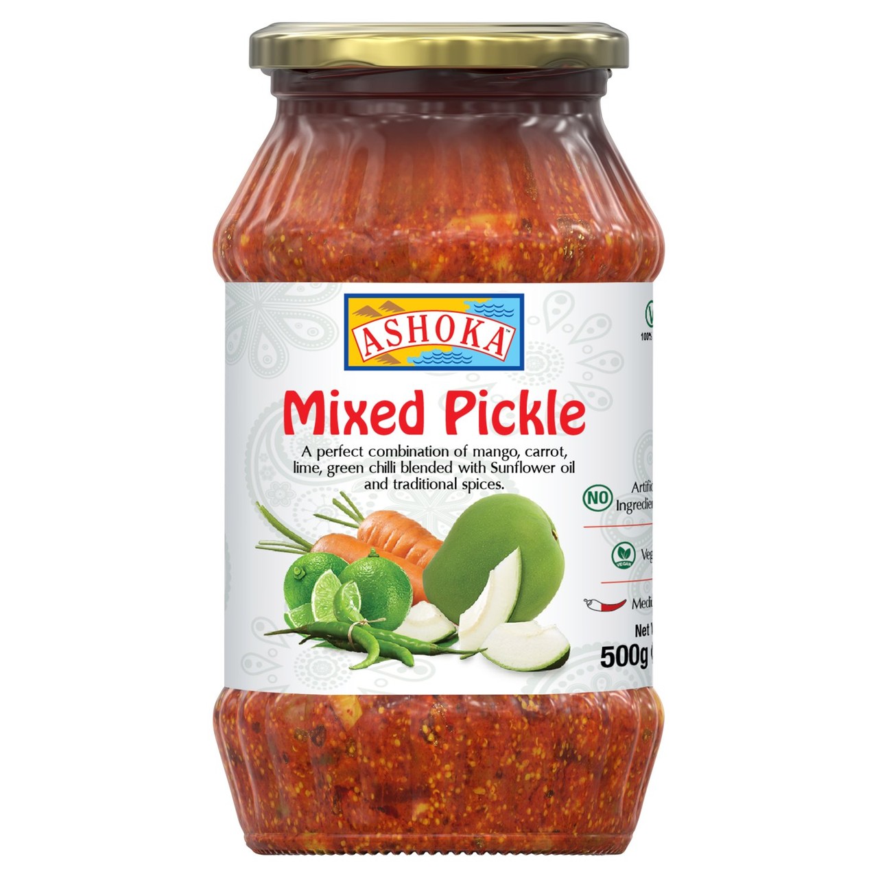 Ashoka Mixed Pickle 500g - Morrisons Online Groceries & Offers