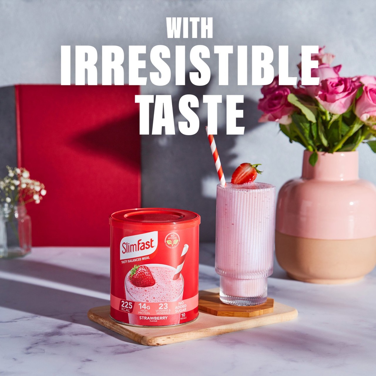 Slimfast Meal Shake Powder Strawberry - Morrisons Online Groceries & Offers