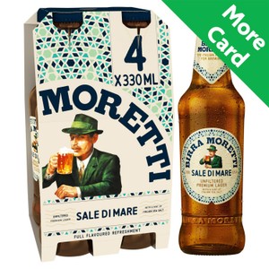 Birra Moretti Sale Di Mare Unfiltered Lager Beer Bottle - Morrisons ...