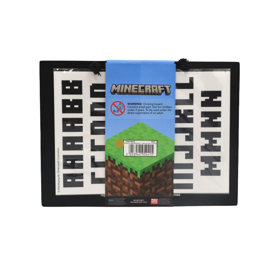 Minecraft Personalised Room Sign - Morrisons Online Groceries & Offers