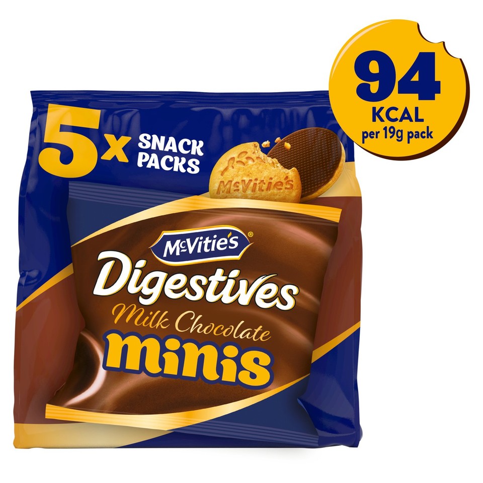 McVities Mini Chocolate Digestives - Morrisons Online Groceries & Offers
