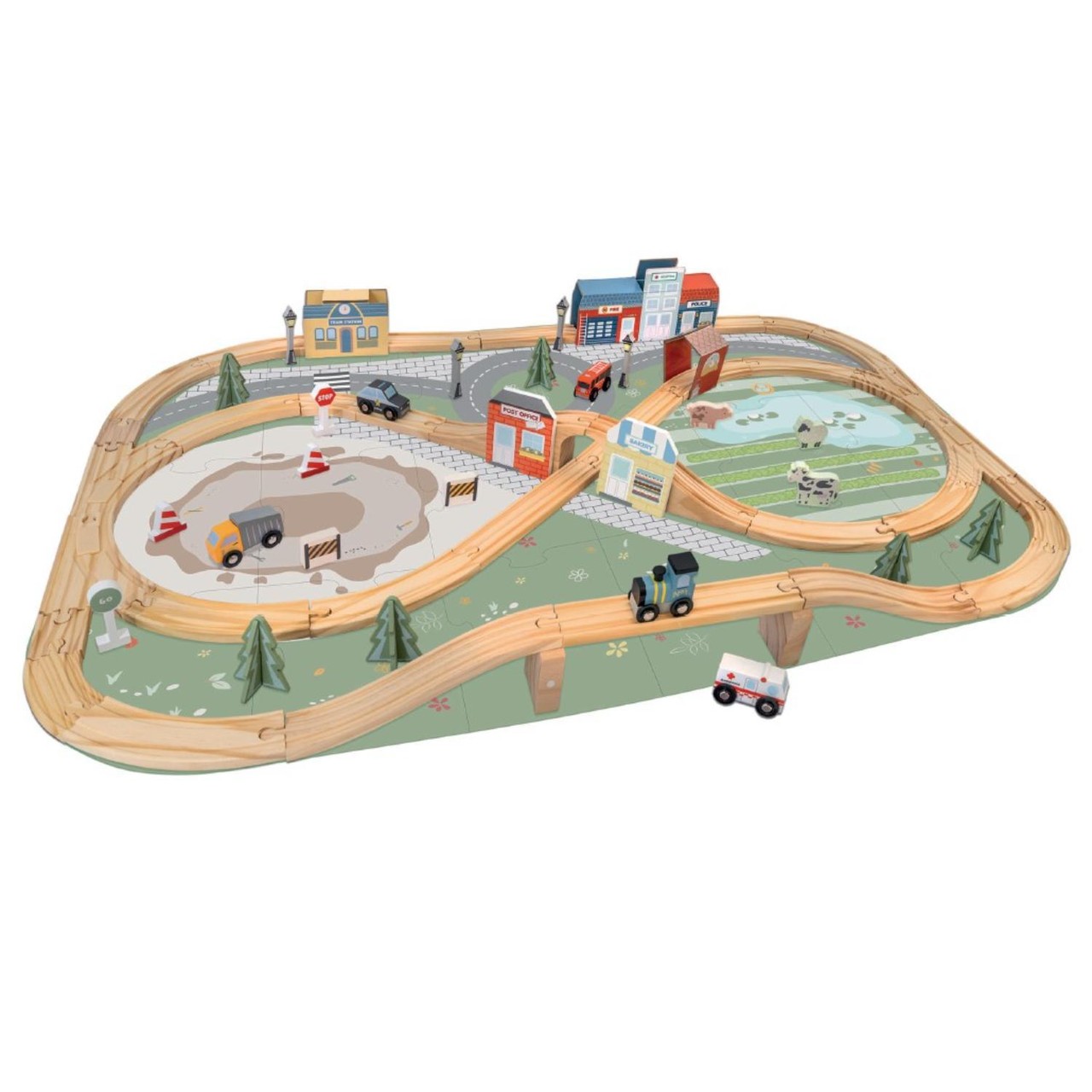 Ollie & Grace Train Track Set - Morrisons Online Groceries & Offers