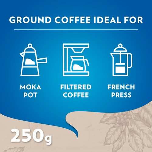 Lavazza Decaffeinated Ground Coffee 250g - Morrisons Online Groceries ...