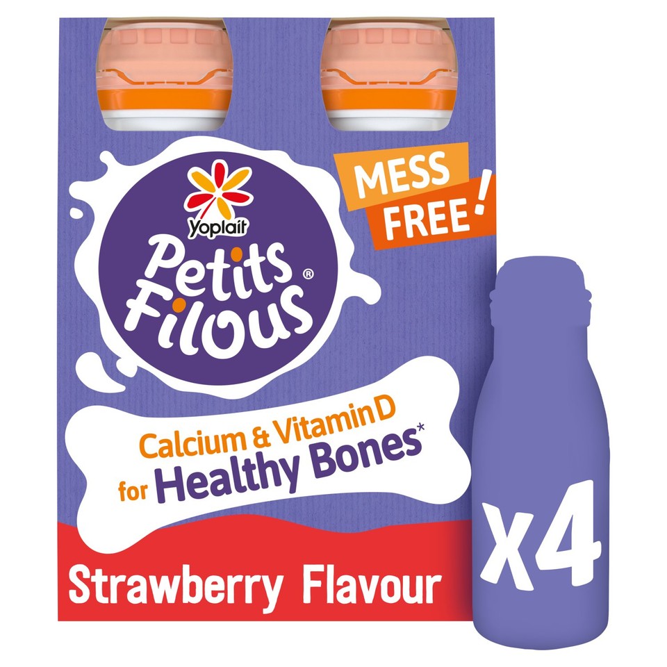 Petits Filous Kids Strawberry Yoghurt Drink - Morrisons Online ...