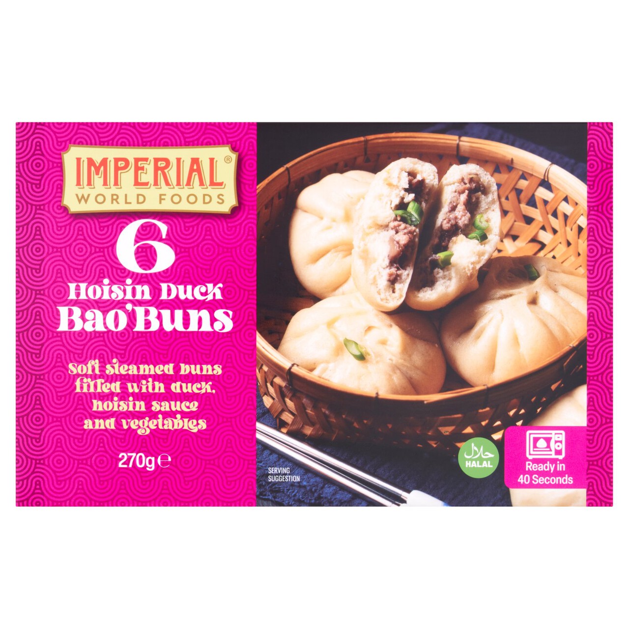 Imperial Hoisin Duck Bao Buns - Morrisons Online Groceries & Offers