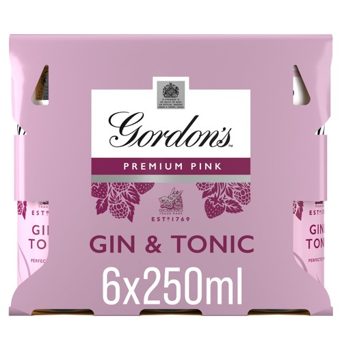 Gordons Pink Gin & Tonic - Morrisons Online Groceries & Offers