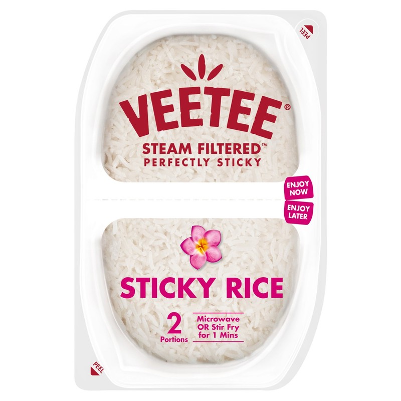 Veetee Tear & Share Sticky Rice - Morrisons Online Groceries & Offers