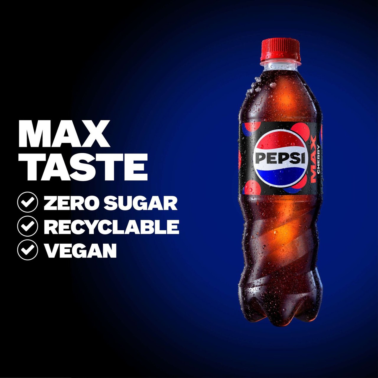 Pepsi Max Cherry No Sugar Cola Bottle - Morrisons Online Groceries & Offers