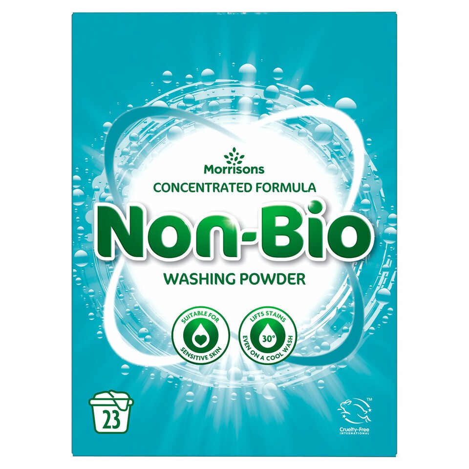 Morrisons Non Bio Laundry Powder 23 Washes - Morrisons Online Groceries ...