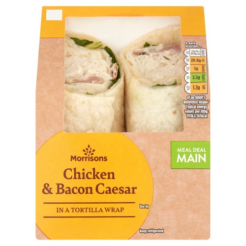 Morrisons Chicken Caesar Wrap - Morrisons Online Groceries & Offers
