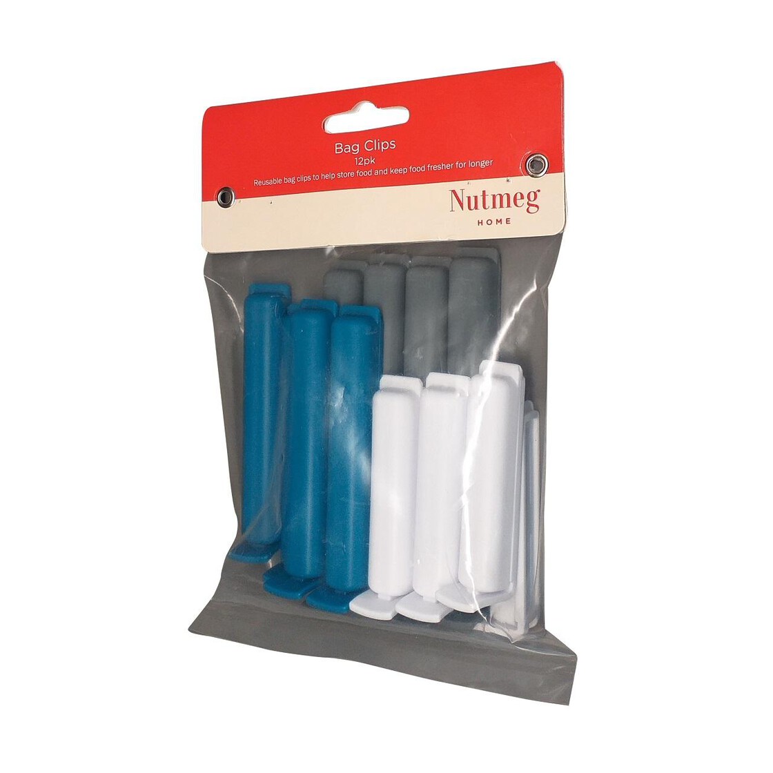 Nutmeg Home Essentials Bag Clips - Morrisons Online Groceries & Offers