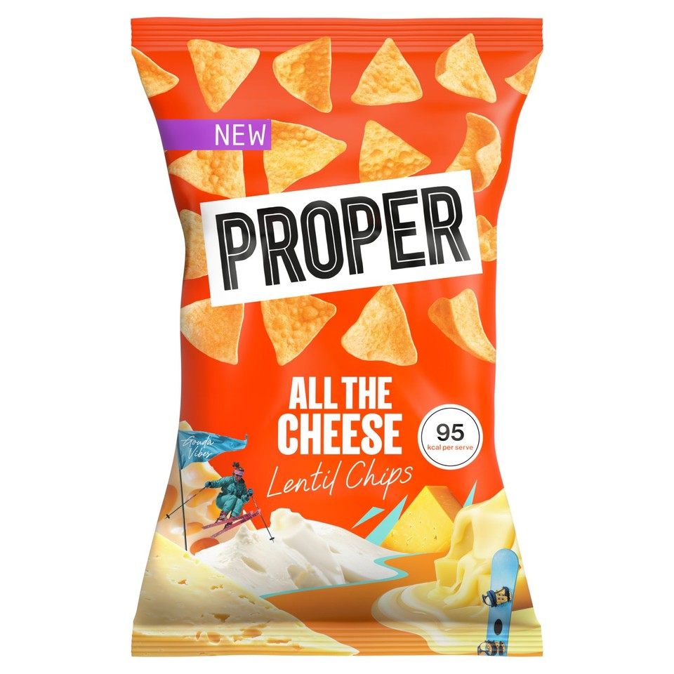 Proper Chips All The Cheese Lentil Chips 85g - Morrisons Online ...