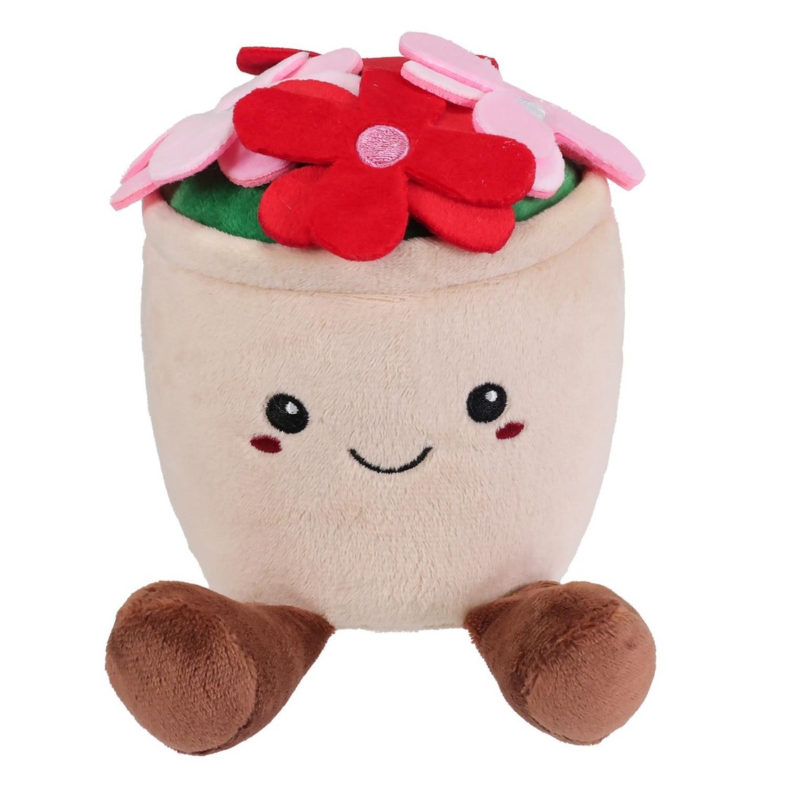 Morrisons Valentine's Plush Flower Pot - Morrisons Online Groceries ...
