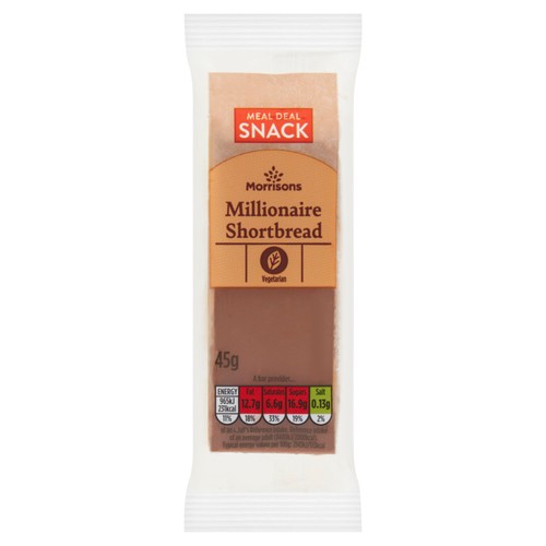 Morrisons Millionaire Shortbread Bar 45g - Morrisons Online Groceries ...