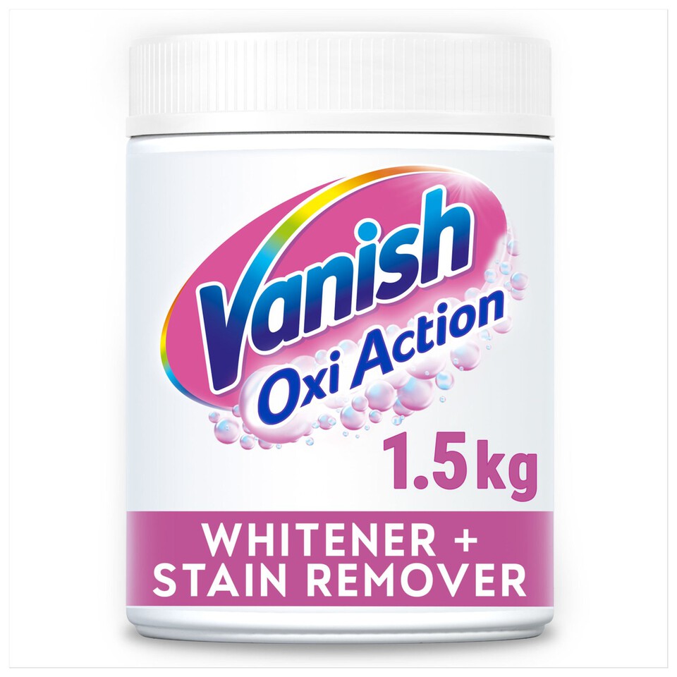 Vanish Laundry Stain Remover Whites Powder - Morrisons Online Groceries ...