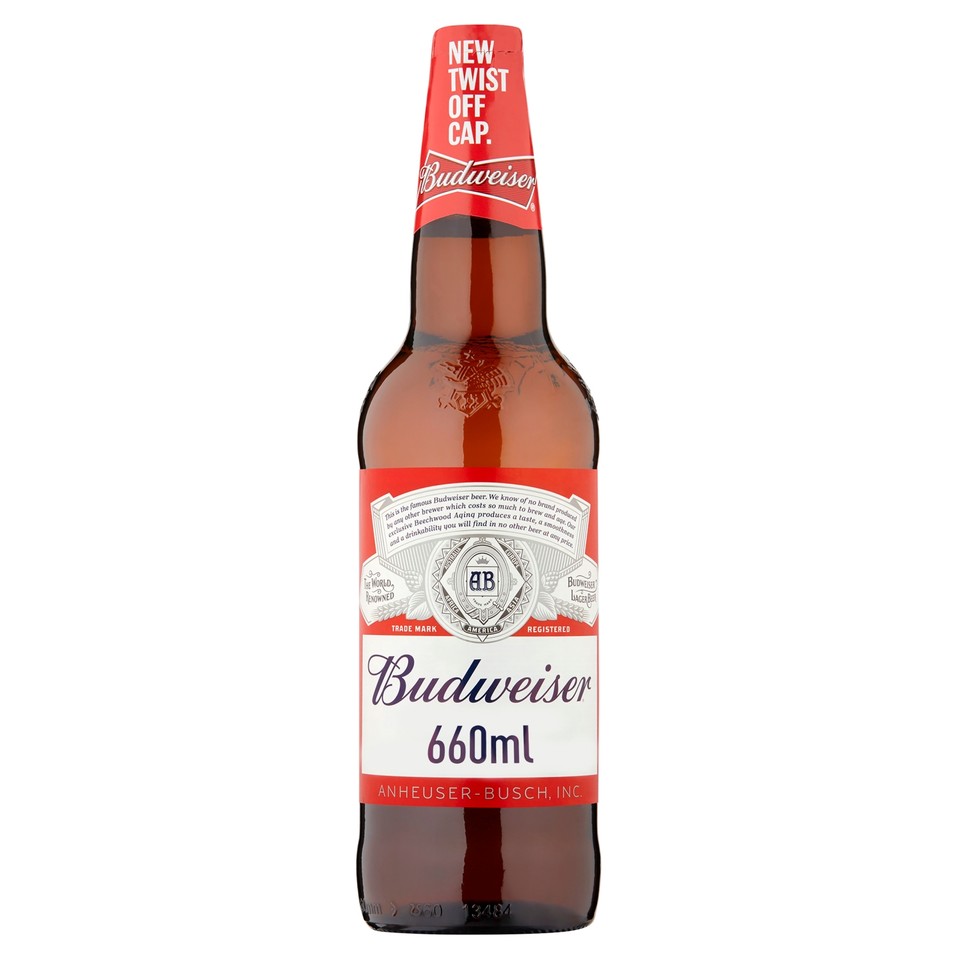 Budweiser Lager Beer bottle - Morrisons Online Groceries & Offers