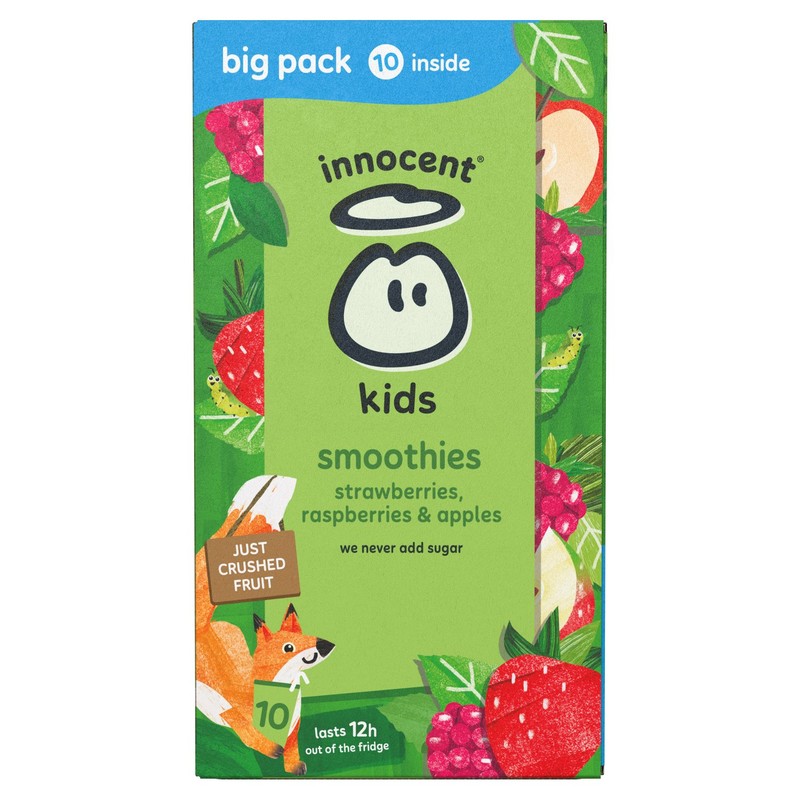 Innocent Smoothies Kids Strawberries, Raspberries & Apples - Morrisons ...
