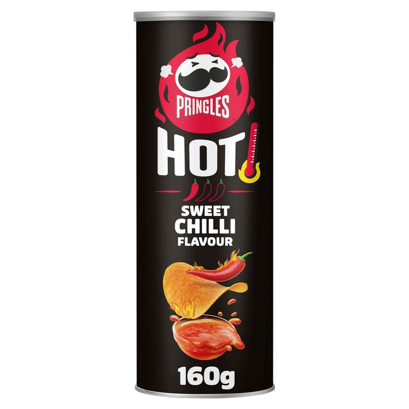 Pringles Hot Sweet Chilli Flavour 160g - Morrisons Online Groceries ...