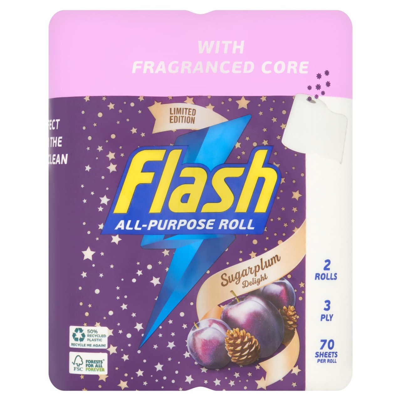 Flash Limited Edition 2 Sugarplum Delight All-Purpose Rolls - Morrisons ...
