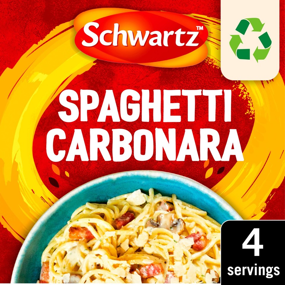 Schwartz Spaghetti Carbonara Recipe Mix - Morrisons Online Groceries ...