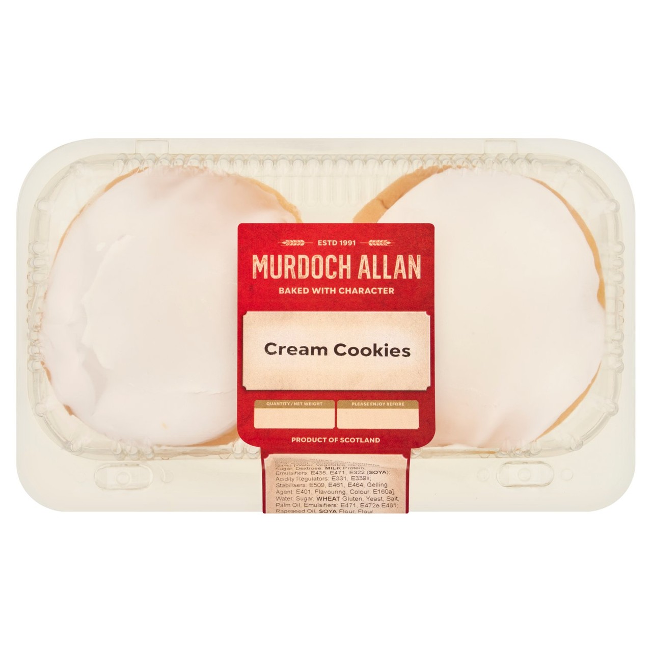 Murdoch Allan Craft Bakery Cream Cookies - Morrisons Online Groceries ...