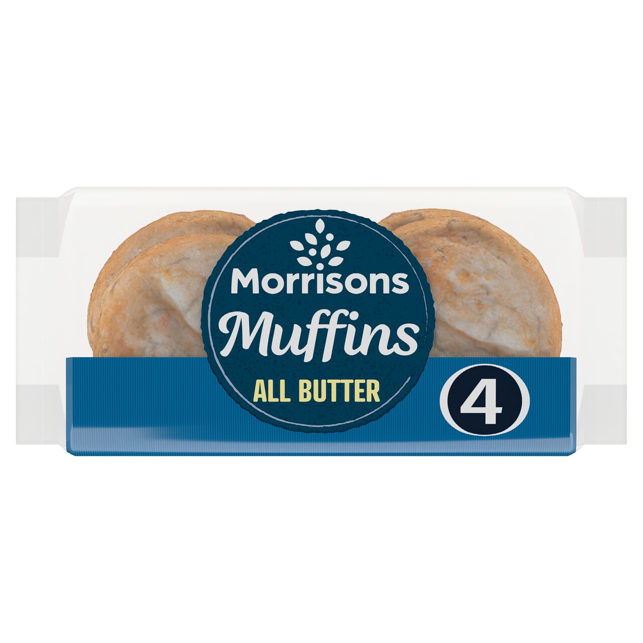 Morrisons Muffins All Butter 4 Pack - Morrisons Online Groceries & Offers