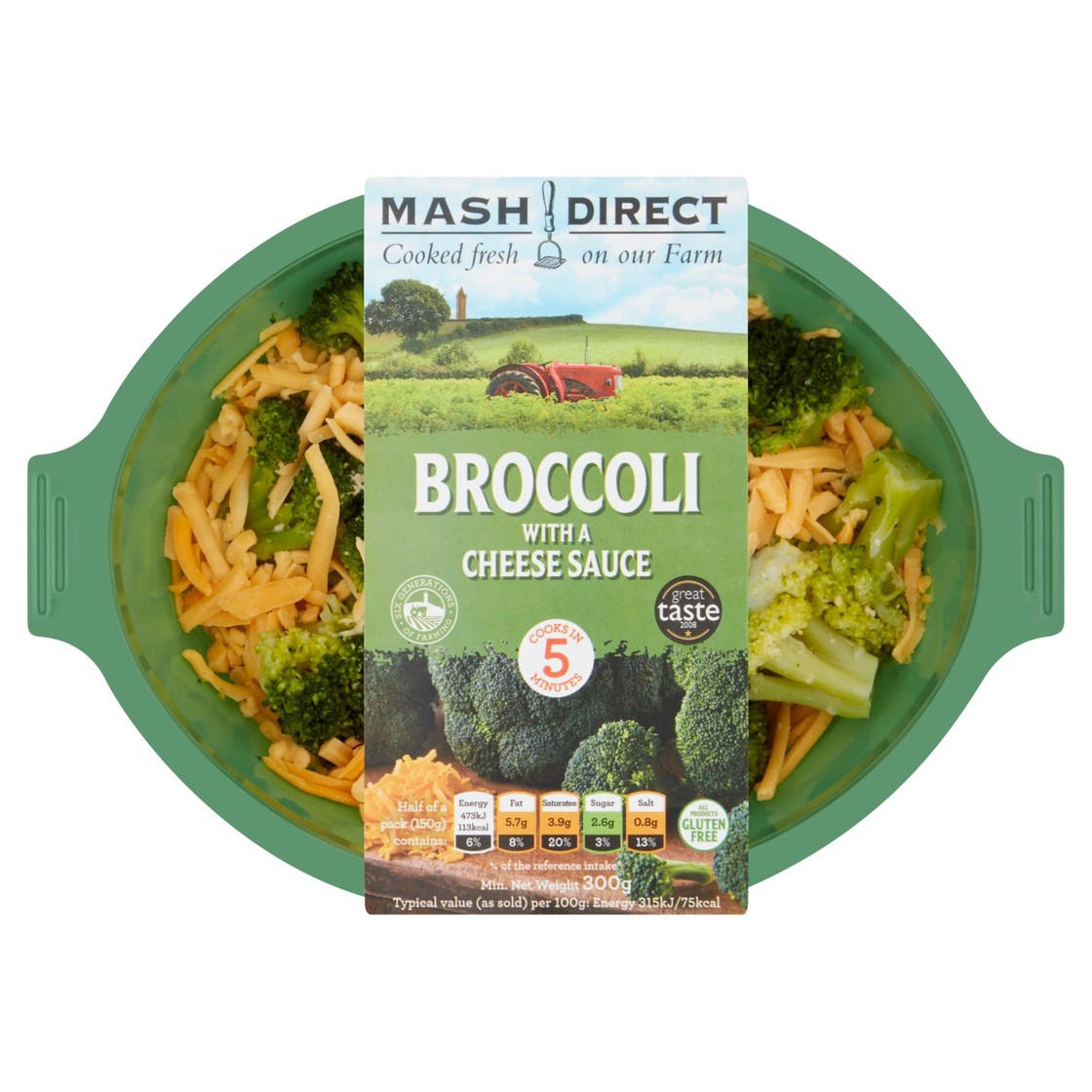 Mash Direct Broccoli With A Cheese Sauce - Morrisons Online Groceries ...