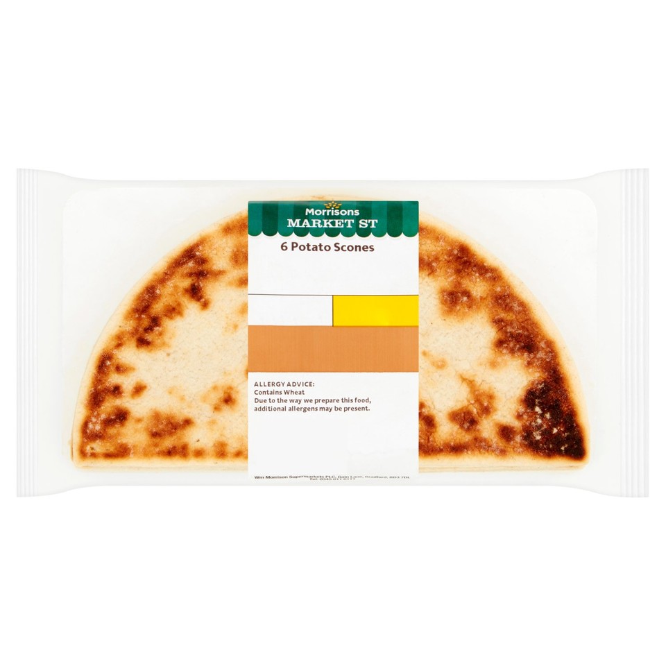 Market Street Potato Scones - Morrisons Online Groceries & Offers