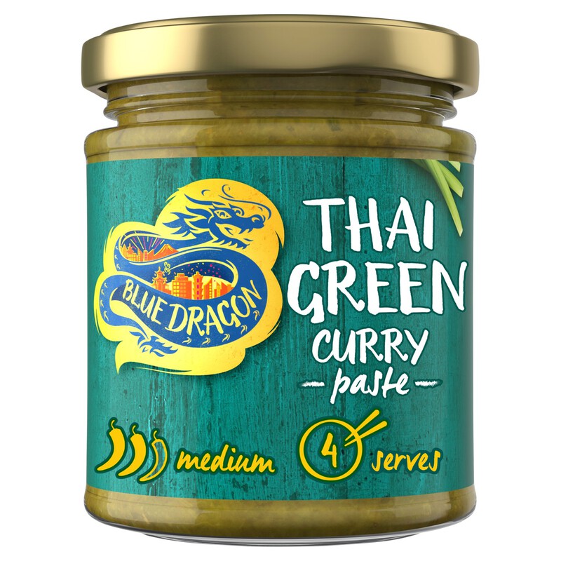 Blue Dragon Authentic Thai Green Curry Paste 170g - Morrisons Online ...