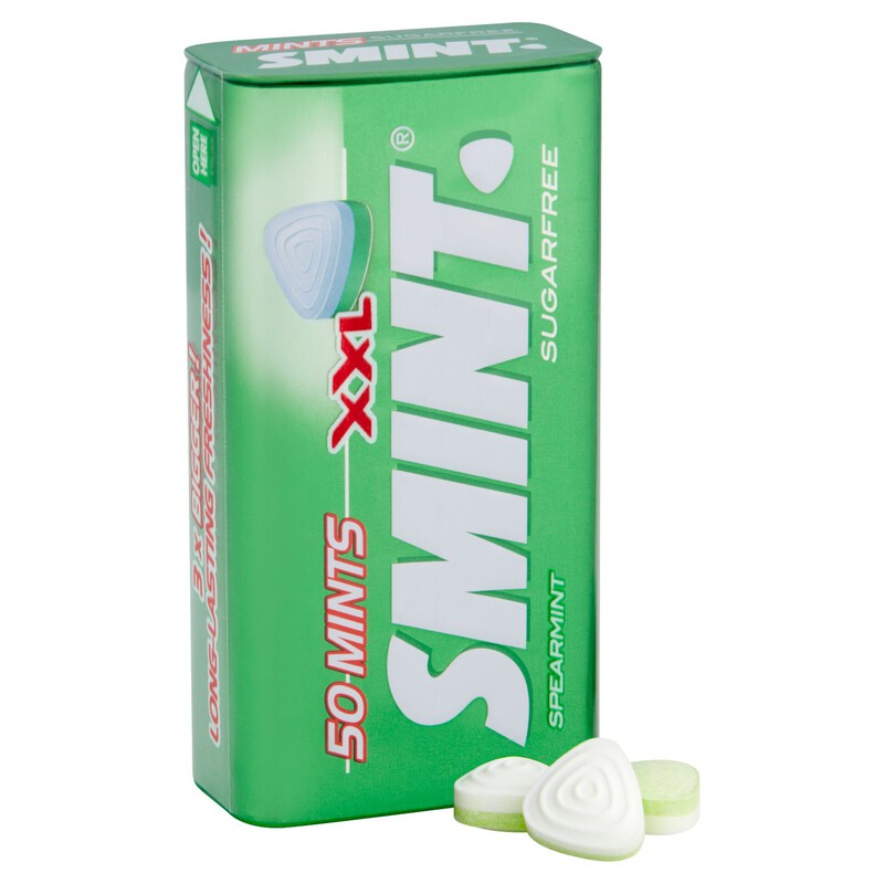 Smint Spearmint Sugar Free Mints Tin - Morrisons Online Groceries & Offers