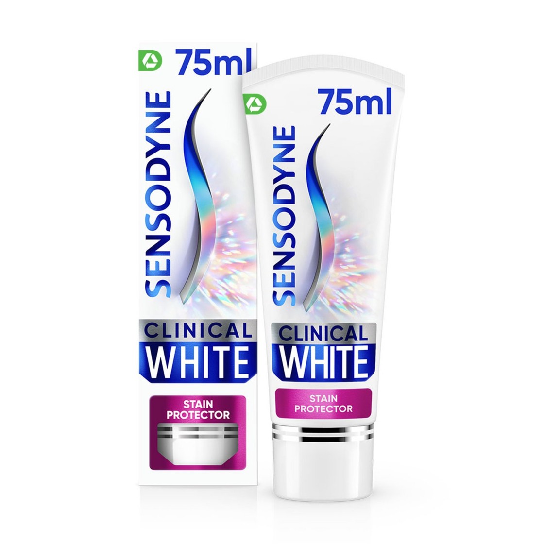 Sensodyne Clinical White Whitening Toothpaste Stain Protector 75ml ...