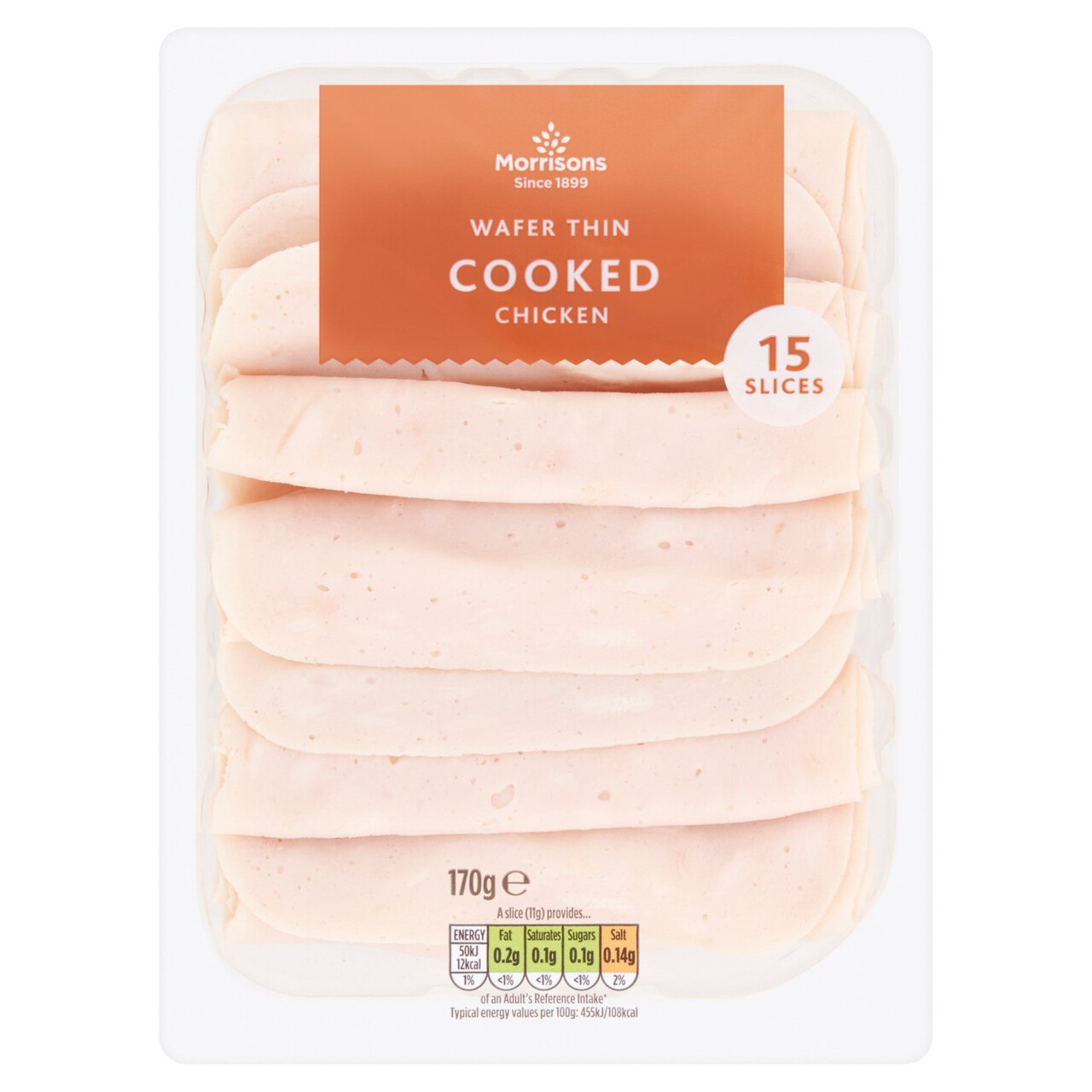 Morrisons Wafer Thin Cooked Chicken - Morrisons Online Groceries & Offers