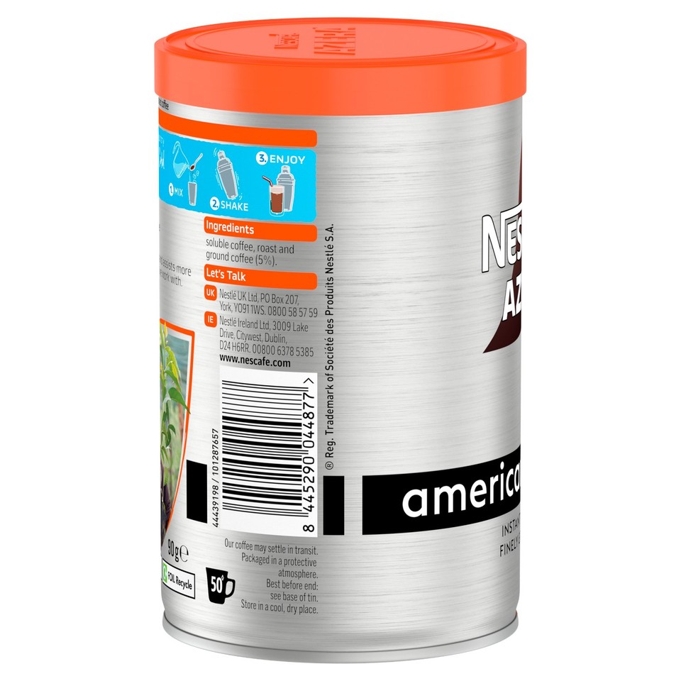 Nescafe Azera Americano Intense Instant Coffee - Morrisons Online ...
