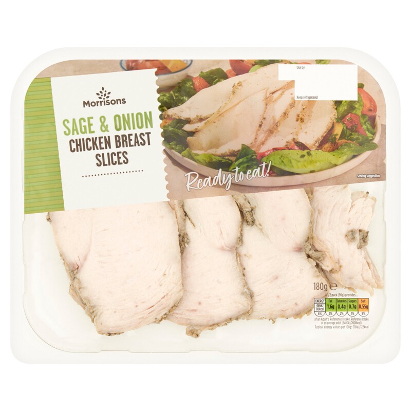 Morrisons Ready To Eat Sage And Onion Chicken Breast Slices - Morrisons ...