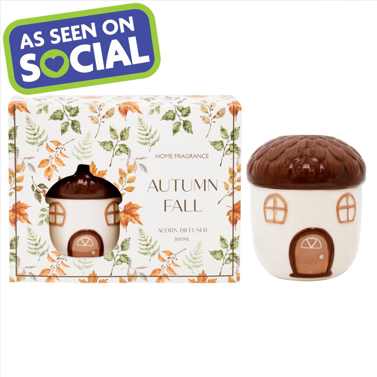 Nutmeg Home Autumn Fall Acorn Diffuser - Morrisons Online Groceries & Offers