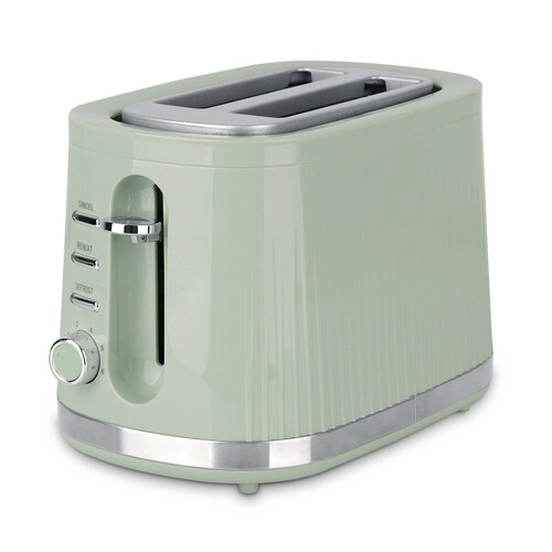 Nutmeg Home Fluted Toaster Sage - Morrisons Online Groceries & Offers