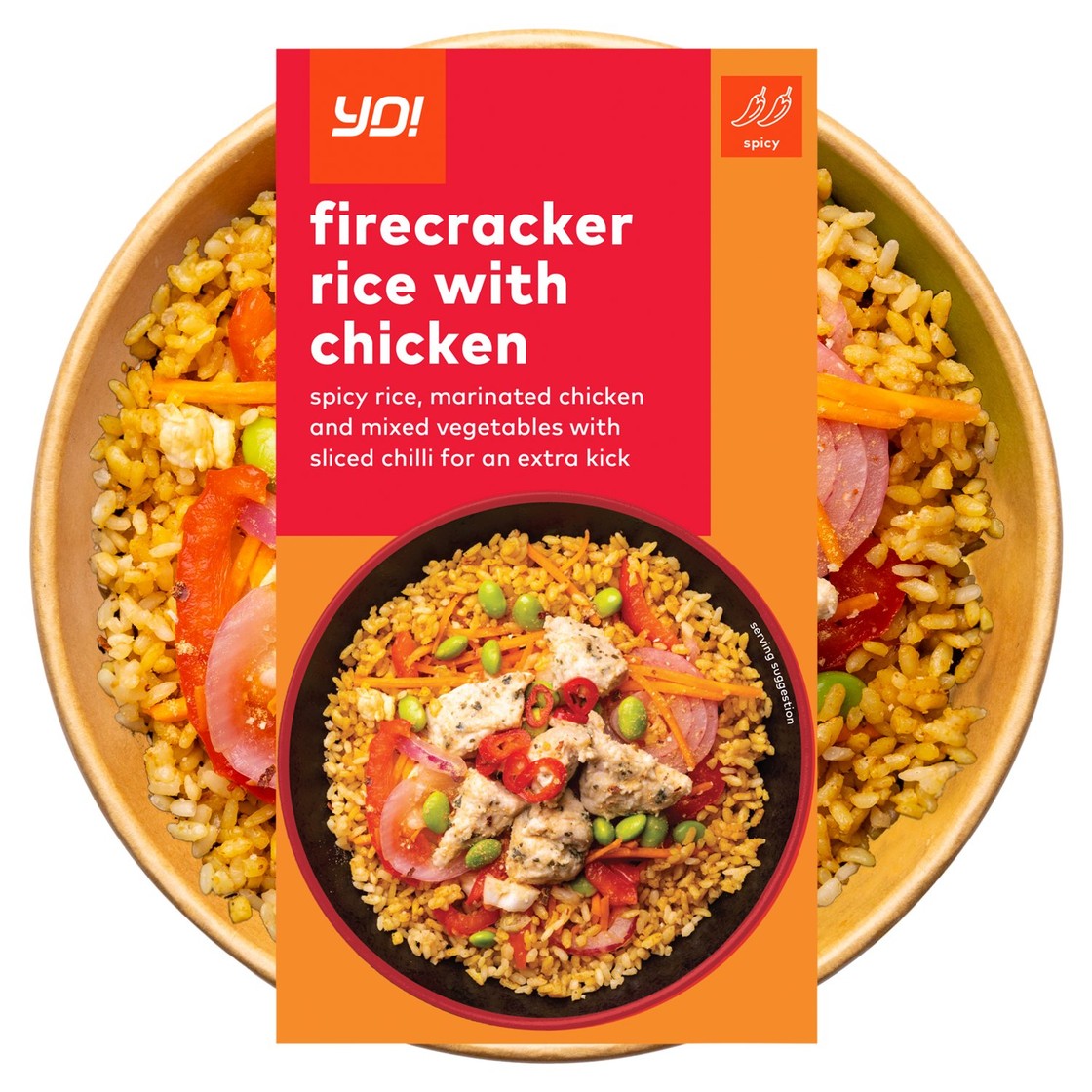 Yo! Firecracker Rice With Chicken 400g - Morrisons Online Groceries ...