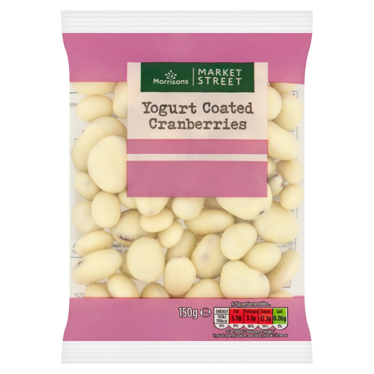 Morrisons Yoghurt Coated Cranberries - Morrisons Online Groceries & Offers