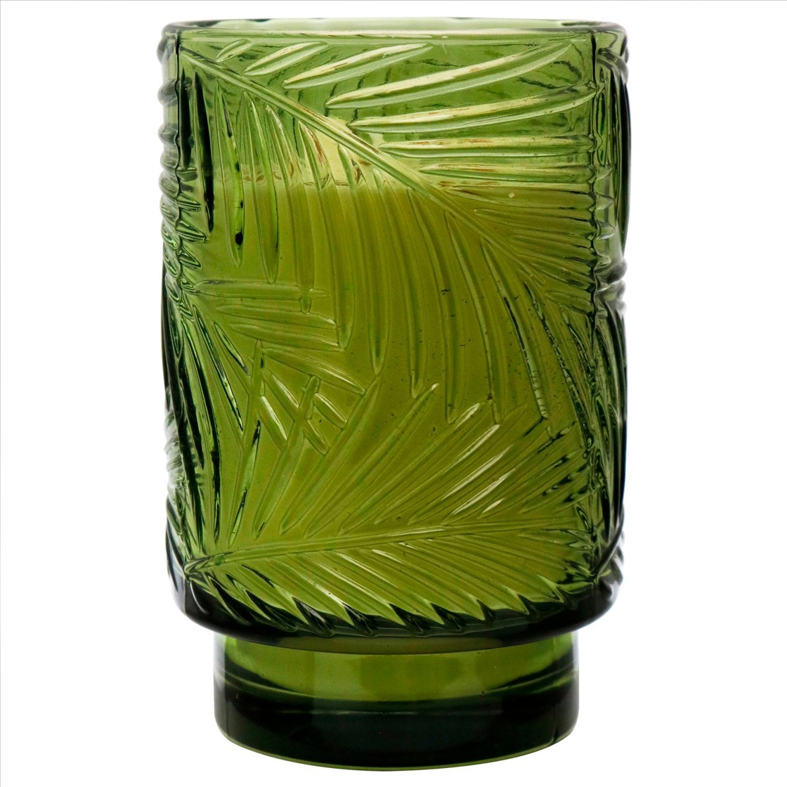 Nutmeg Home Green Palm Candle, Winter Pine & Eucalyptus Scented ...