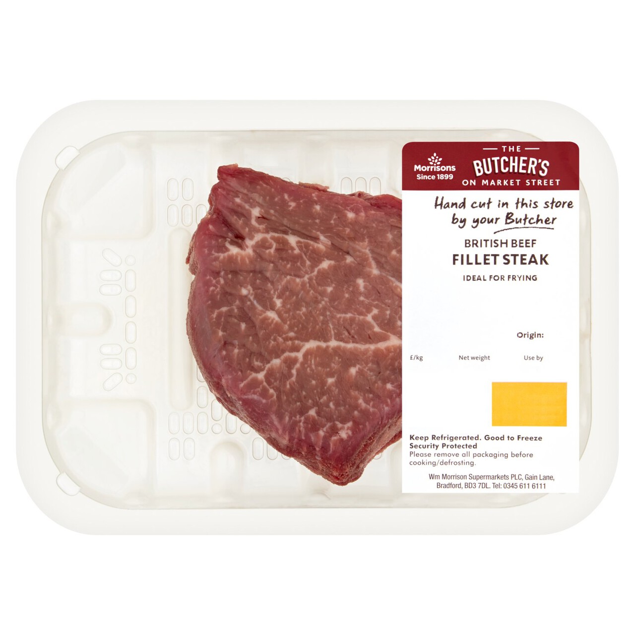 Market Street British Prime Fillet Steak - Morrisons Online Groceries ...