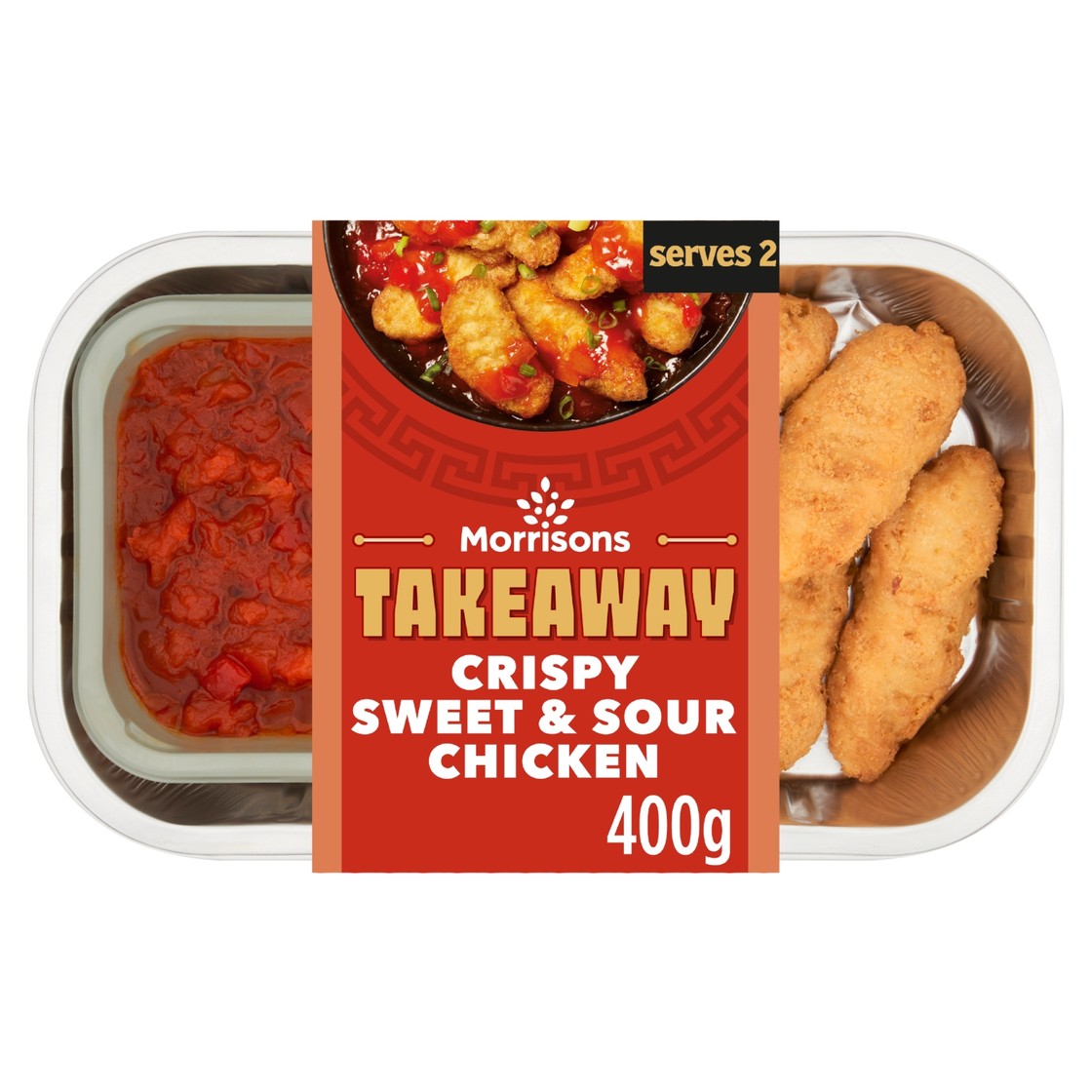 Morrisons Takeaway Crispy Sweet & Sour Chicken 400g - Morrisons Online ...