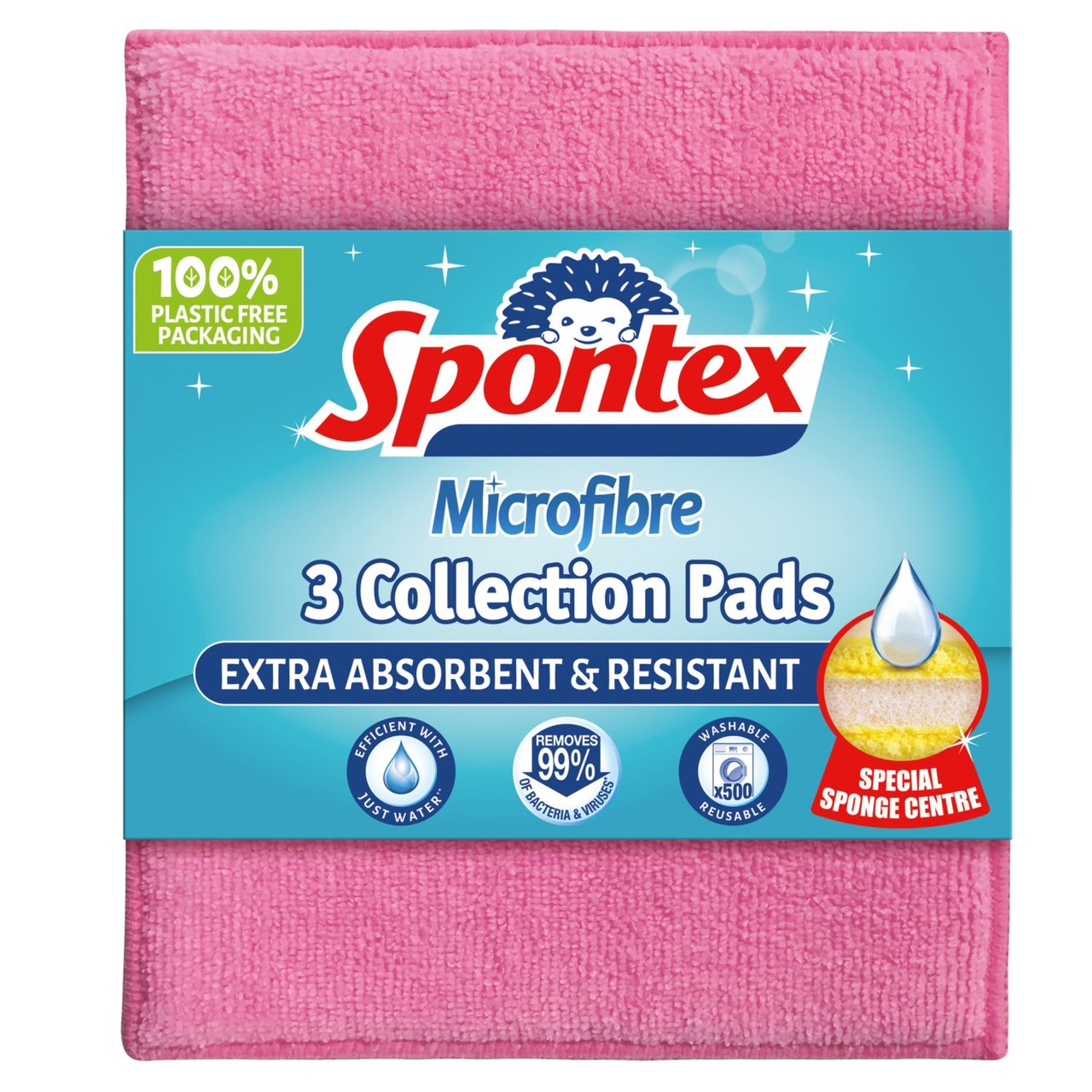 Spontex Microfibre Pads - Morrisons Online Groceries & Offers