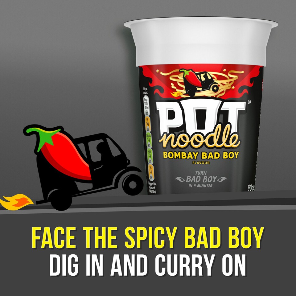 Pot Noodle Bombay Bad Boy Standard - Morrisons Online Groceries & Offers
