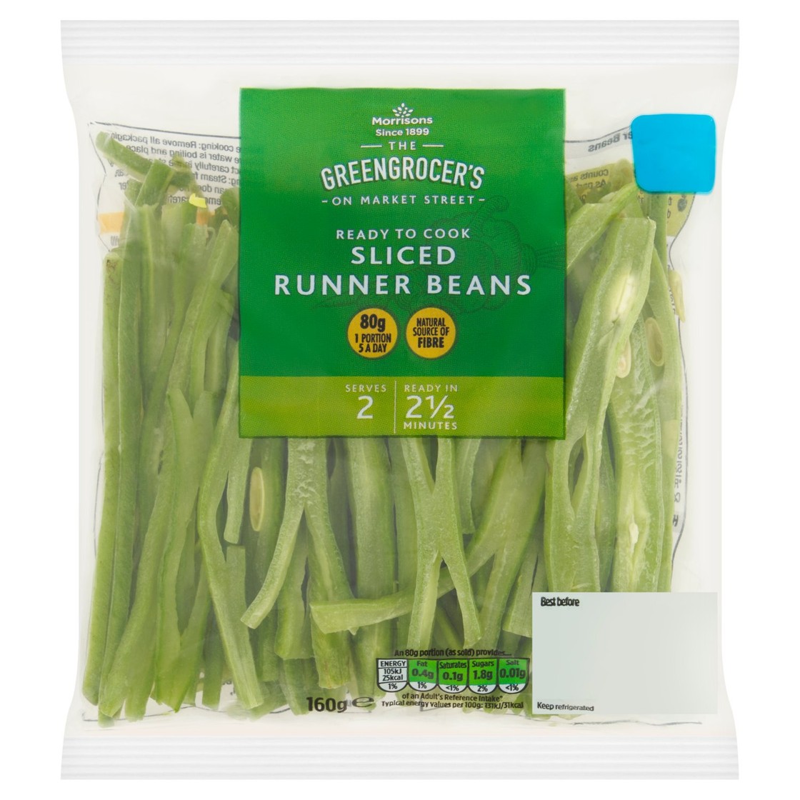 Morrisons Traditional Sliced Runner Beans - Morrisons Online Groceries ...