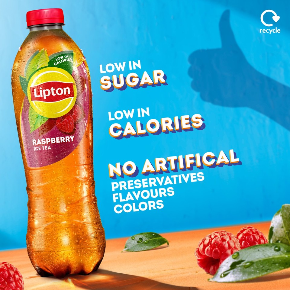 Lipton Ice Tea Raspberry 1.25L - Morrisons Online Groceries & Offers