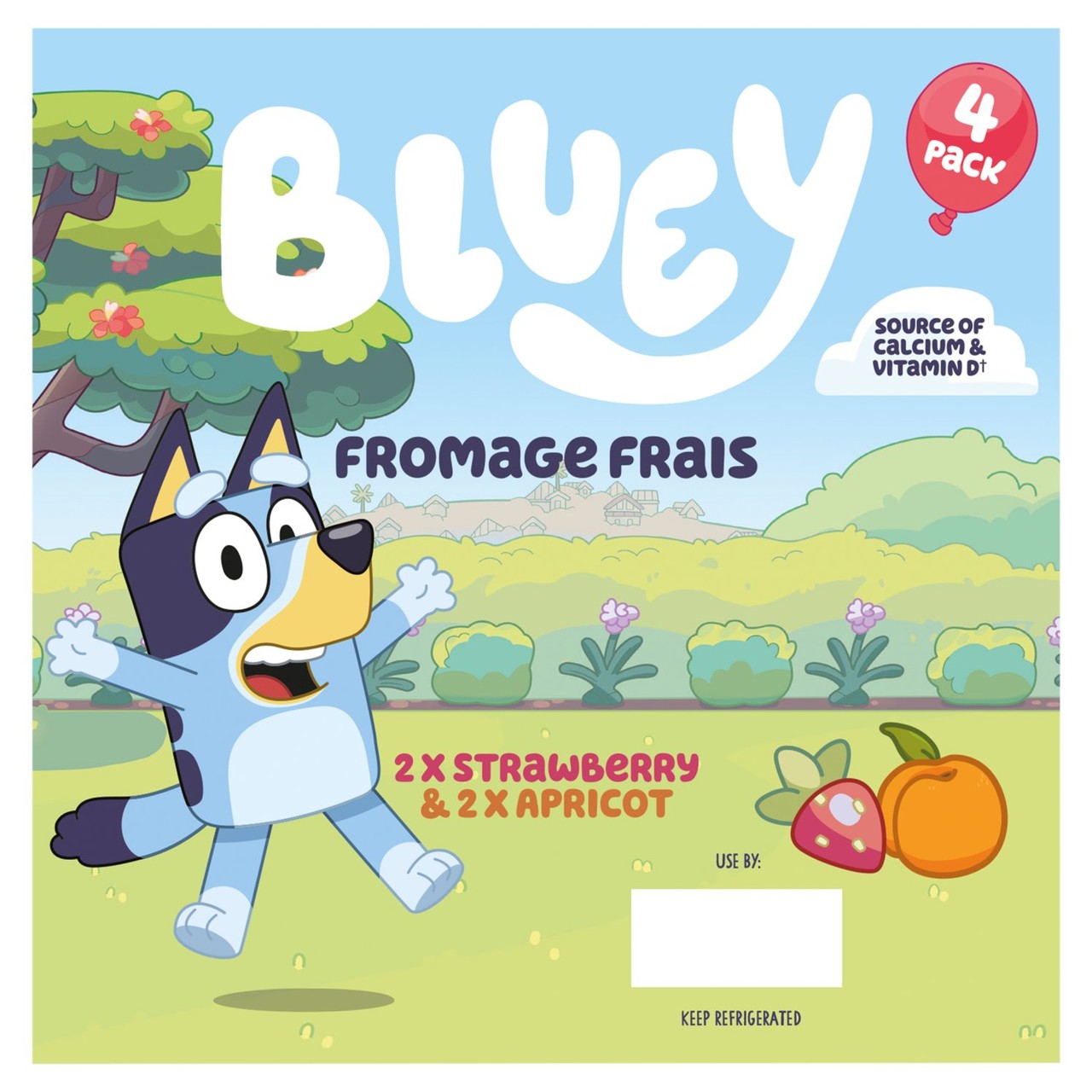 Bluey Fromage Frais 4 x 85g (340g) - Morrisons Online Groceries & Offers